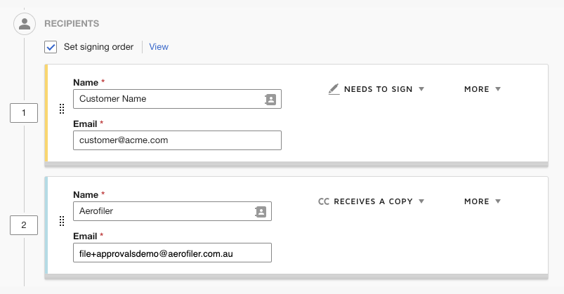 Integrations – Aerofiler