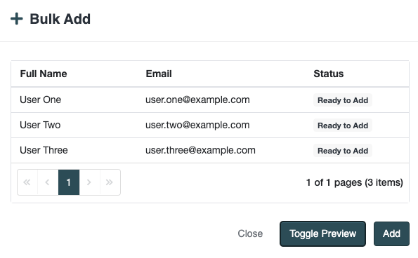 User Management – Aerofiler