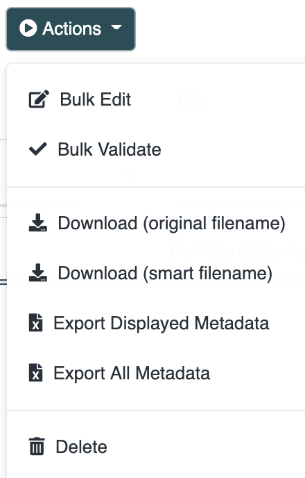 Bulk Validation – Aerofiler
